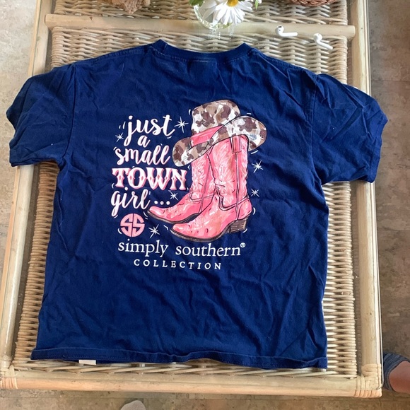 Simply Southern | Shirts & Tops | Preppy Simply Southern Tshirt | Poshmark